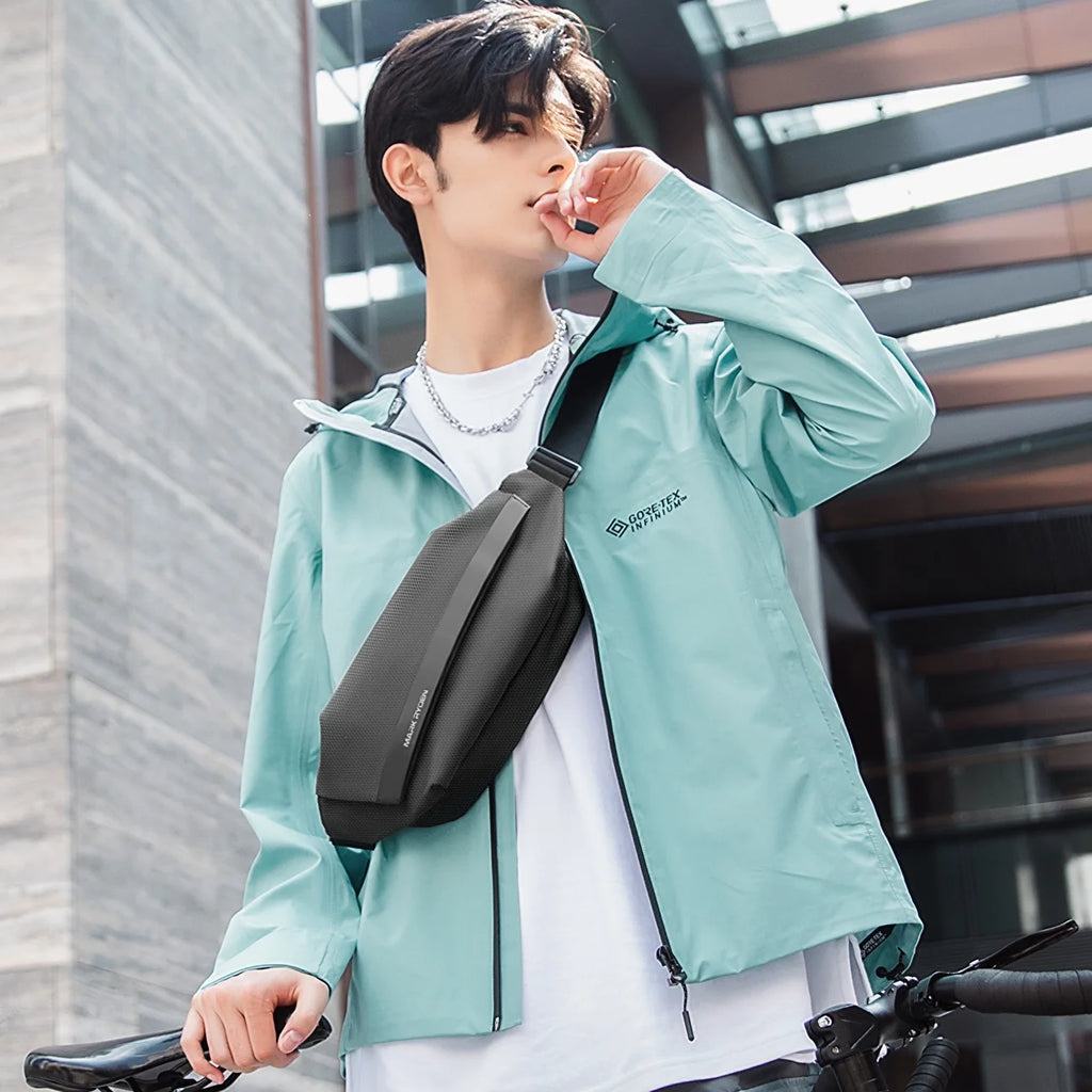 Oxford Chest Fanny pack for men "SUNAN" Waterproof– HarshayStore.pk