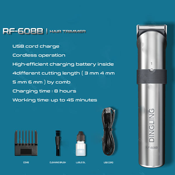 Dingling RF-608B Professional Hair Clipper – Shaving Machine ...