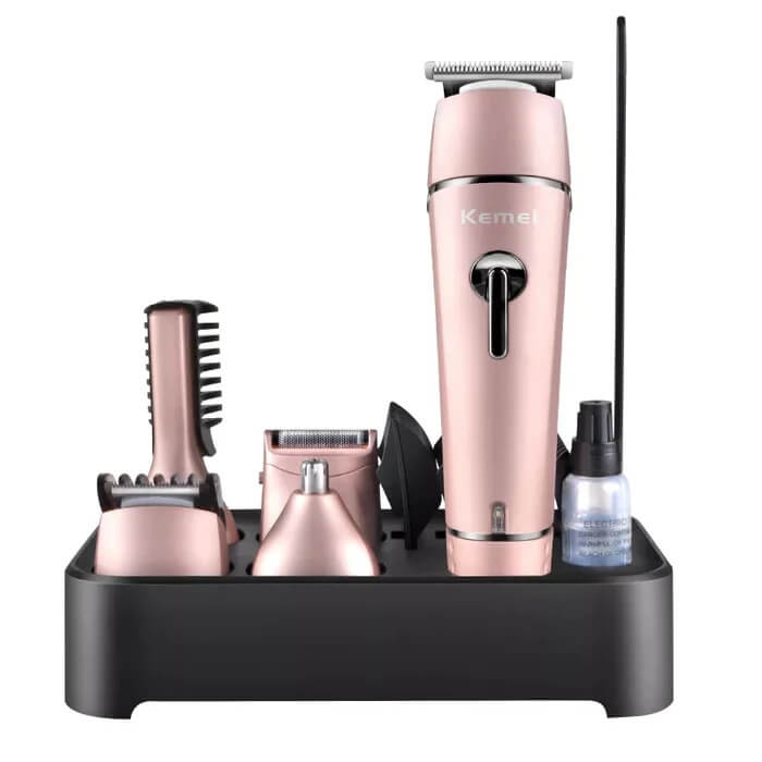 KEMEI 10 In 1 Professional Rechargeable Hair, Beard & Nose Trimmer ...