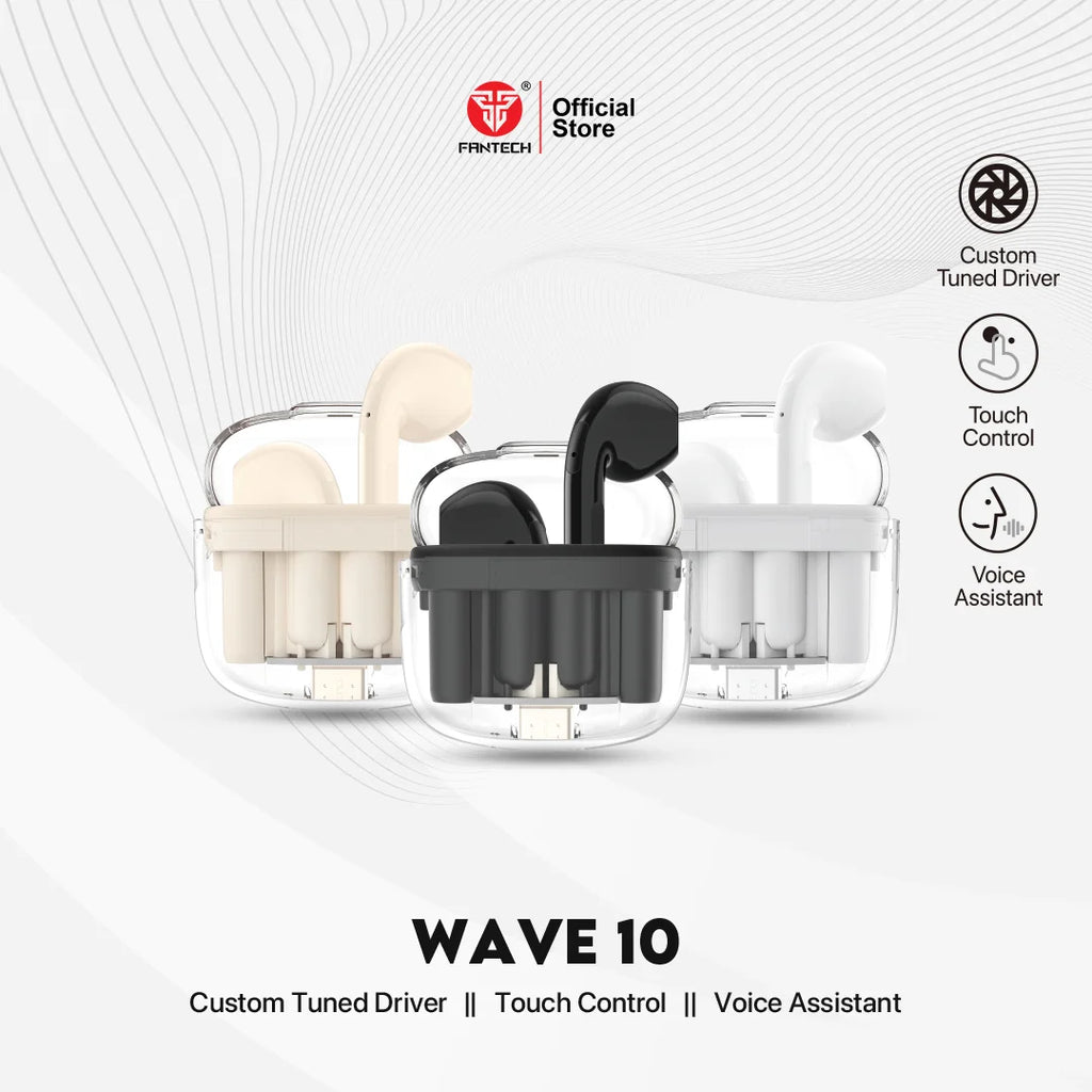 High-Tech Bluetooth Ear Pods (AT12 Plus)– HarshayStore.pk
