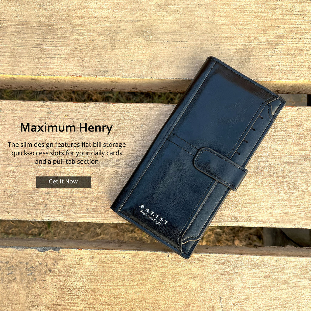 Original Balisi Genuine Leather Long Wallet– HarshayStore.pk