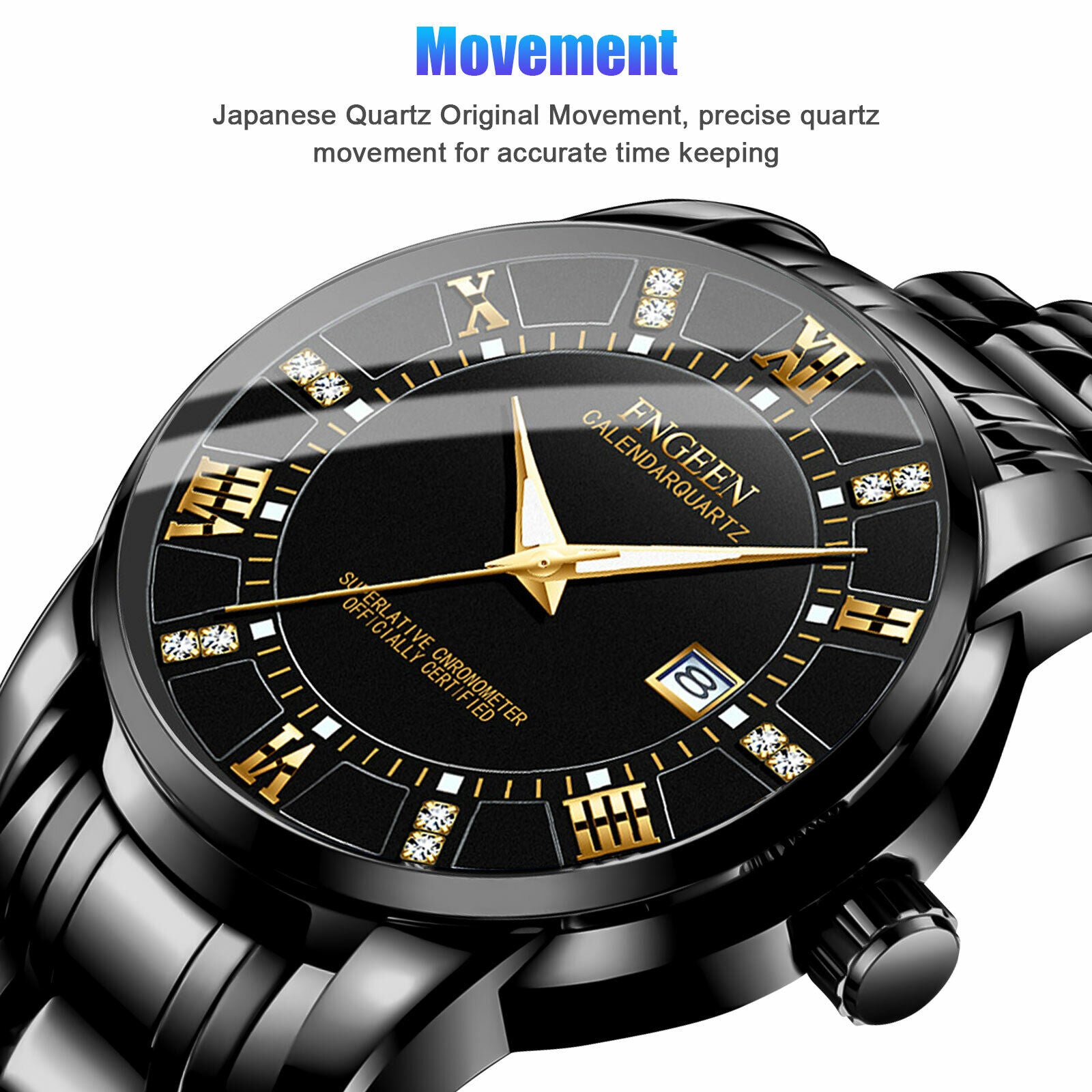 New Classic Fngeen Luminous Business watch– HarshayStore.pk