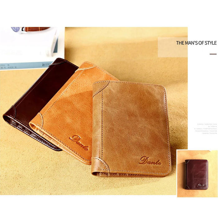 Original Buffalo Leather Trifold Wallet– HarshayStore.pk