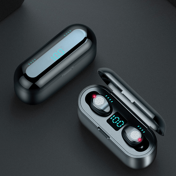 Mini Wireless Earbuds(F9 With 2000mAh Charging Case)– HarshayStore.pk