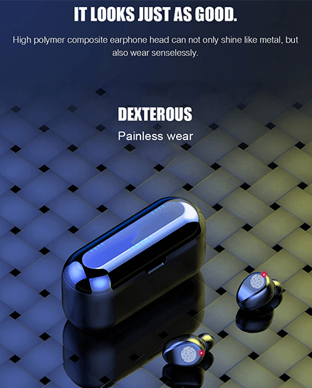Mini Wireless Earbuds(F9 With 2000mAh Charging Case)– HarshayStore.pk